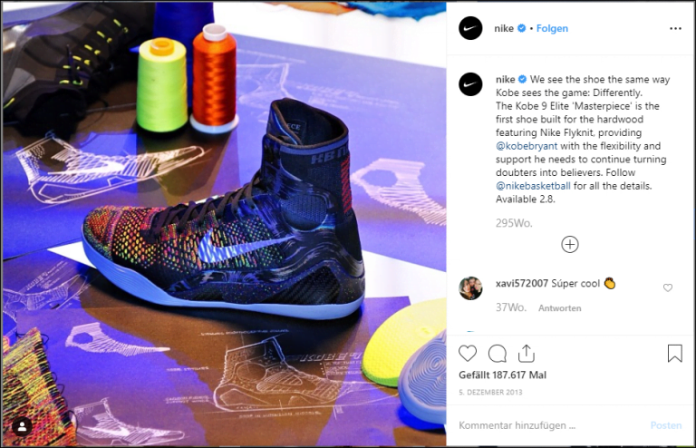 nike-produkt-post-instagram | Professionelle Websites erstellen